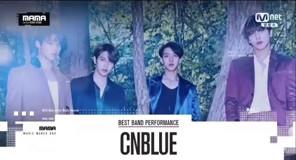 CNBLUE MAMA 2015'de "En İyi Band" Ödülünü Aldı! - KoreZin