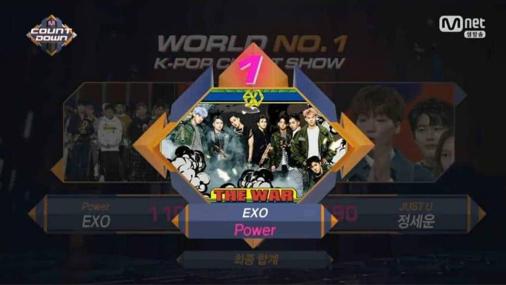 14 Eylül M! Countdown'un Kazananı EXO - KoreZin