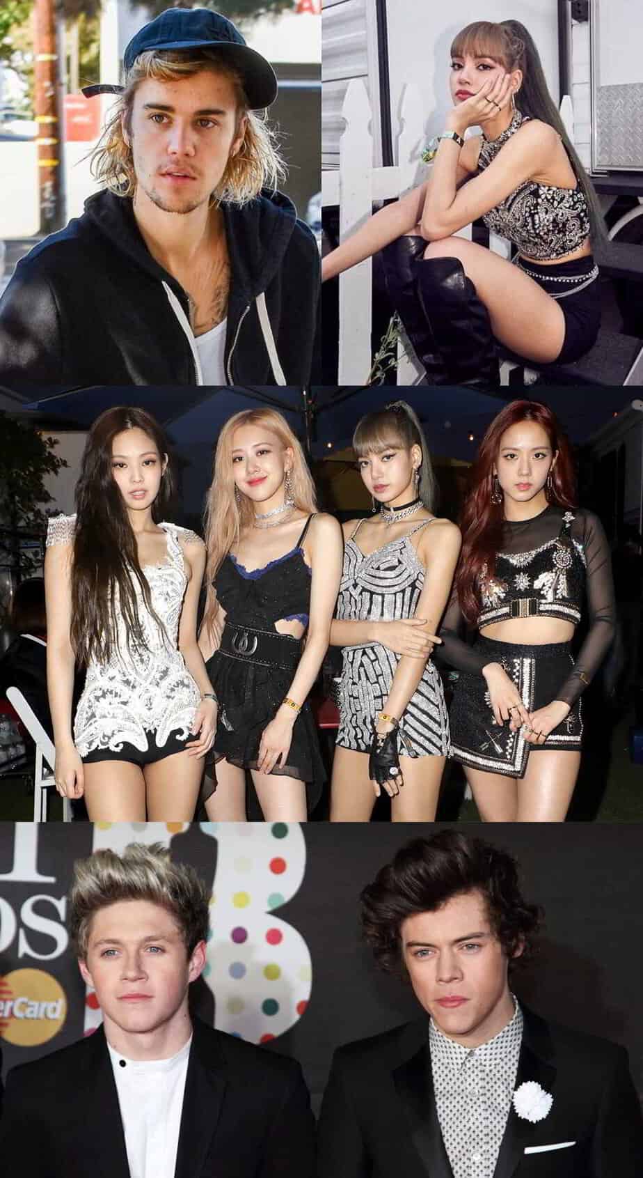 One Direction'dan Niall Horan Tüm Blackpink Üyelerini, Justin Bieber ...