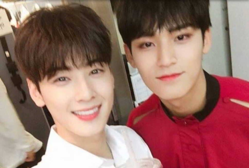 SEVENTEEN’dan Mingyu, ASTRO’dan Cha Eun Woo’nun Dizi Setine Hediye ...