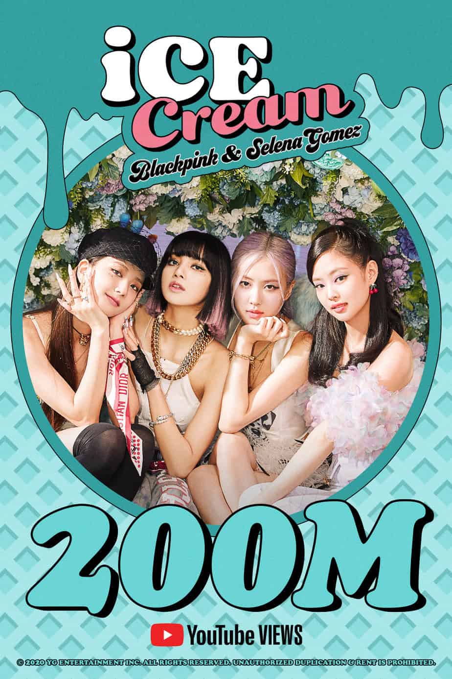 BLACKPINK’in “Ice Cream”i, 200 Milyon İzlenmeye Ulaşan 9. Müzik Videosu ...
