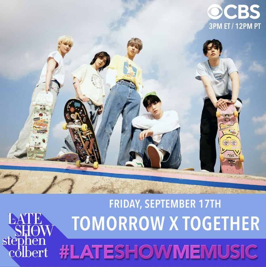TXT, “The Late Show With Stephen Colbert”te Performans Sergileyecek ...