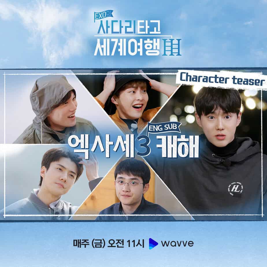 EXO, "Travel The World On EXO's Ladder"ın 3. Sezonu İçin Karakter ...