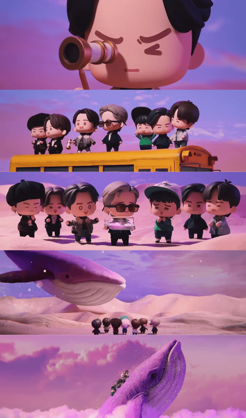 BTS, Yaklaşan Oyunu "BTS Island: In the SEOM"un Sevimli Karakterlerinin ...