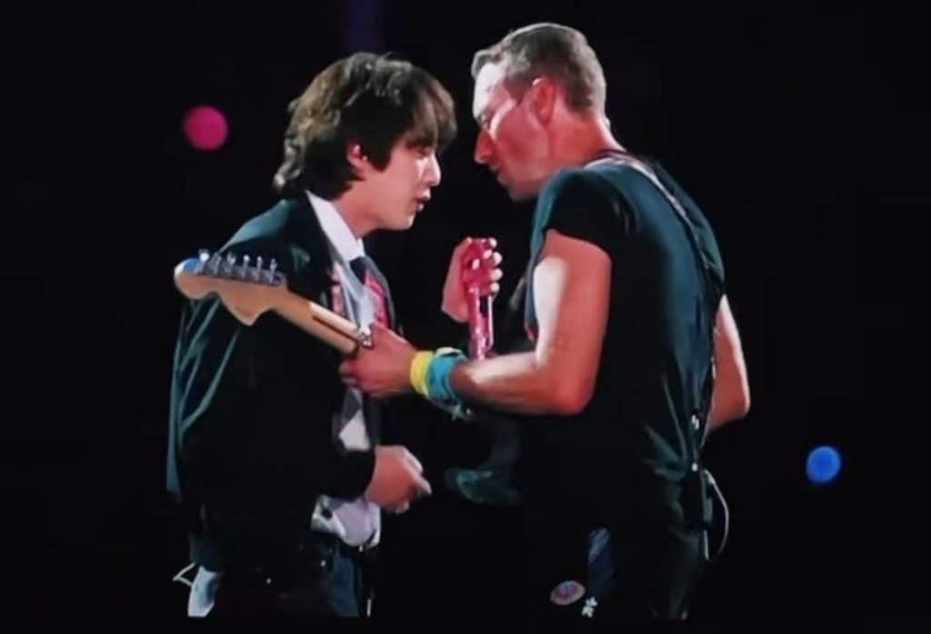 [Enter-Talk/Theqoo] BTS'ten Jin'in, Coldplay ile Gerçekleştirdiği "The ...