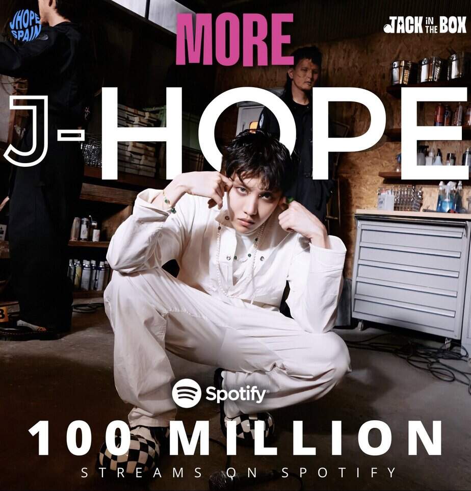 BTS'ten j-hope'un 'MORE' Şarkısı, Spotify'da 100 Milyon Dinlenmeyi Aştı ...