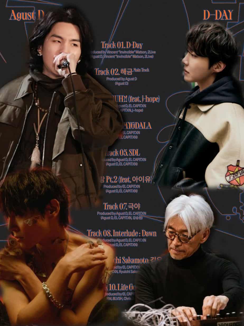 BTS'ten SUGA; Yaklaşan Solo Çıkış Albümü "D-DAY" İçin j-hope, Ryuichi ...