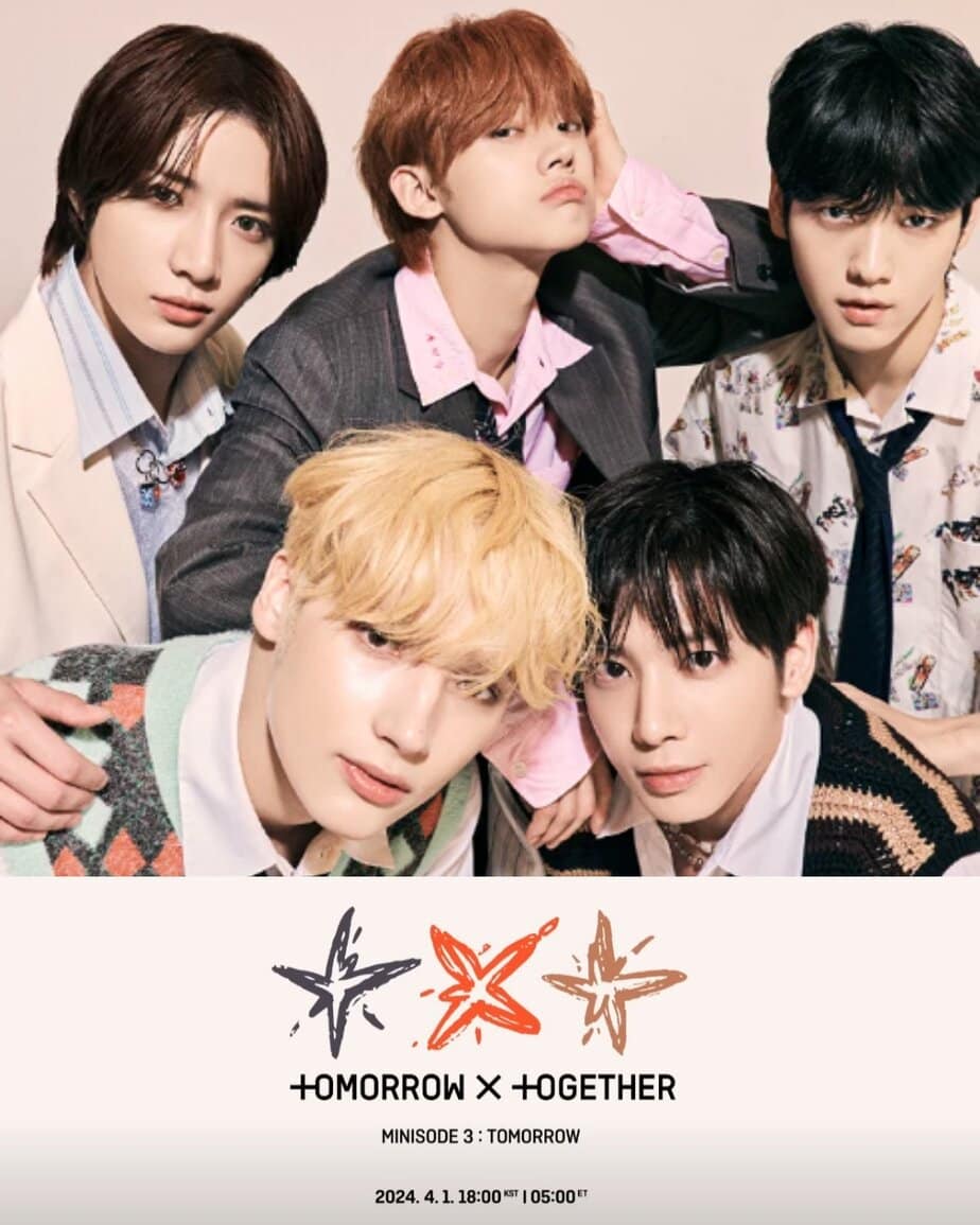 TXT, 6. Mini Albümleri "minisode 3: TOMORROW"un Çıkış Tarihini Bir ...