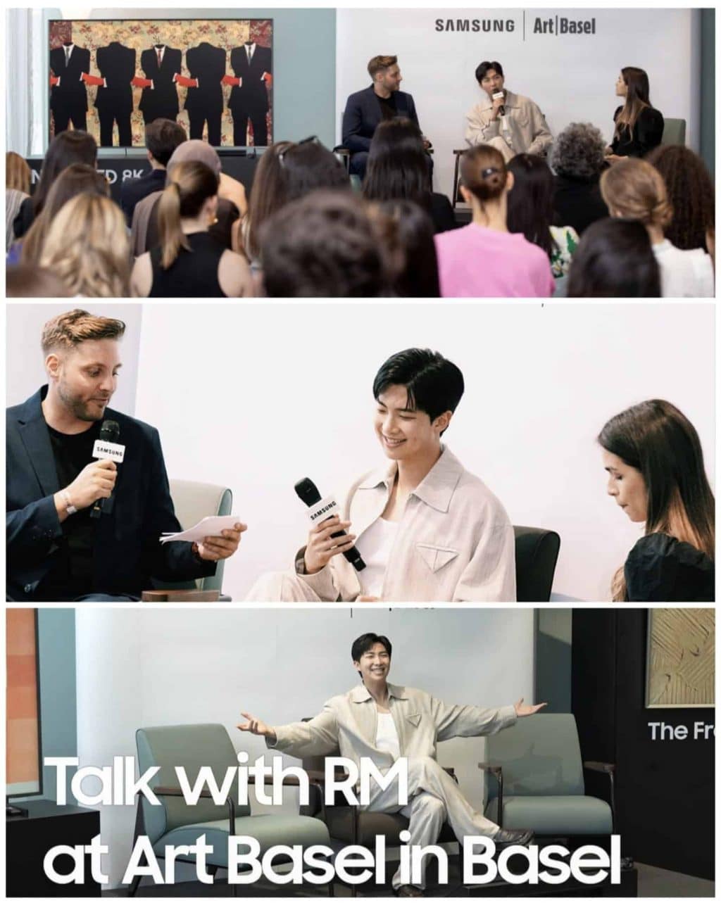 BTS'ten RM, 'Samsung Art TV' Global Elçisi Olarak 'Basel 2025 ...