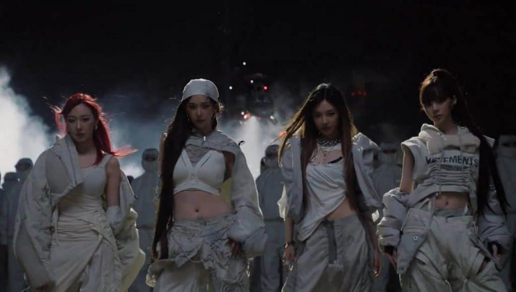 aespa, Yeni Şarkısı 'Dirty Work' için Müzik Video Tanıtımı Yayımladı ...